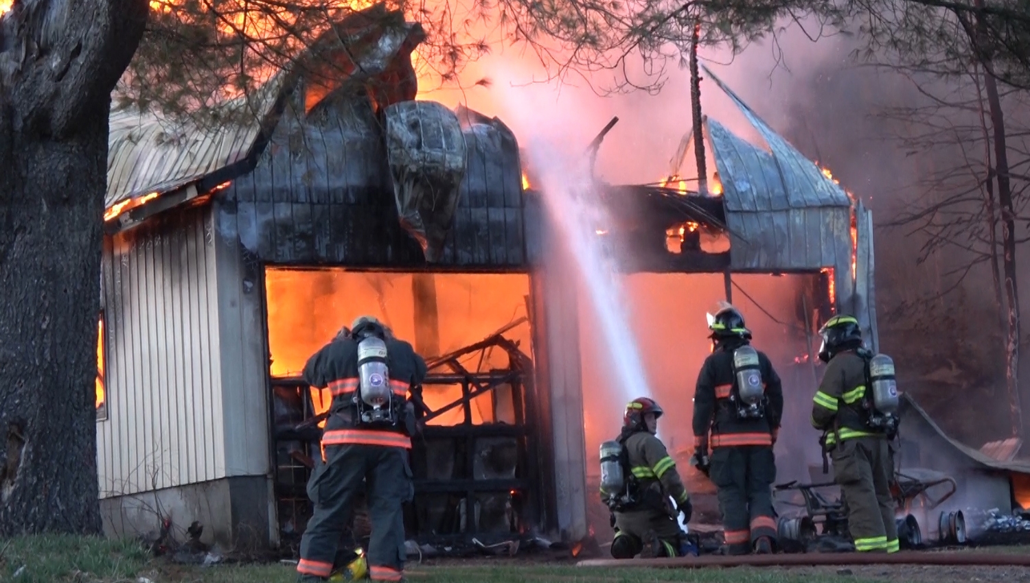 Exclusive Video: Unattended Burn Barrel Blamed For Fire In Burk’s Falls ...